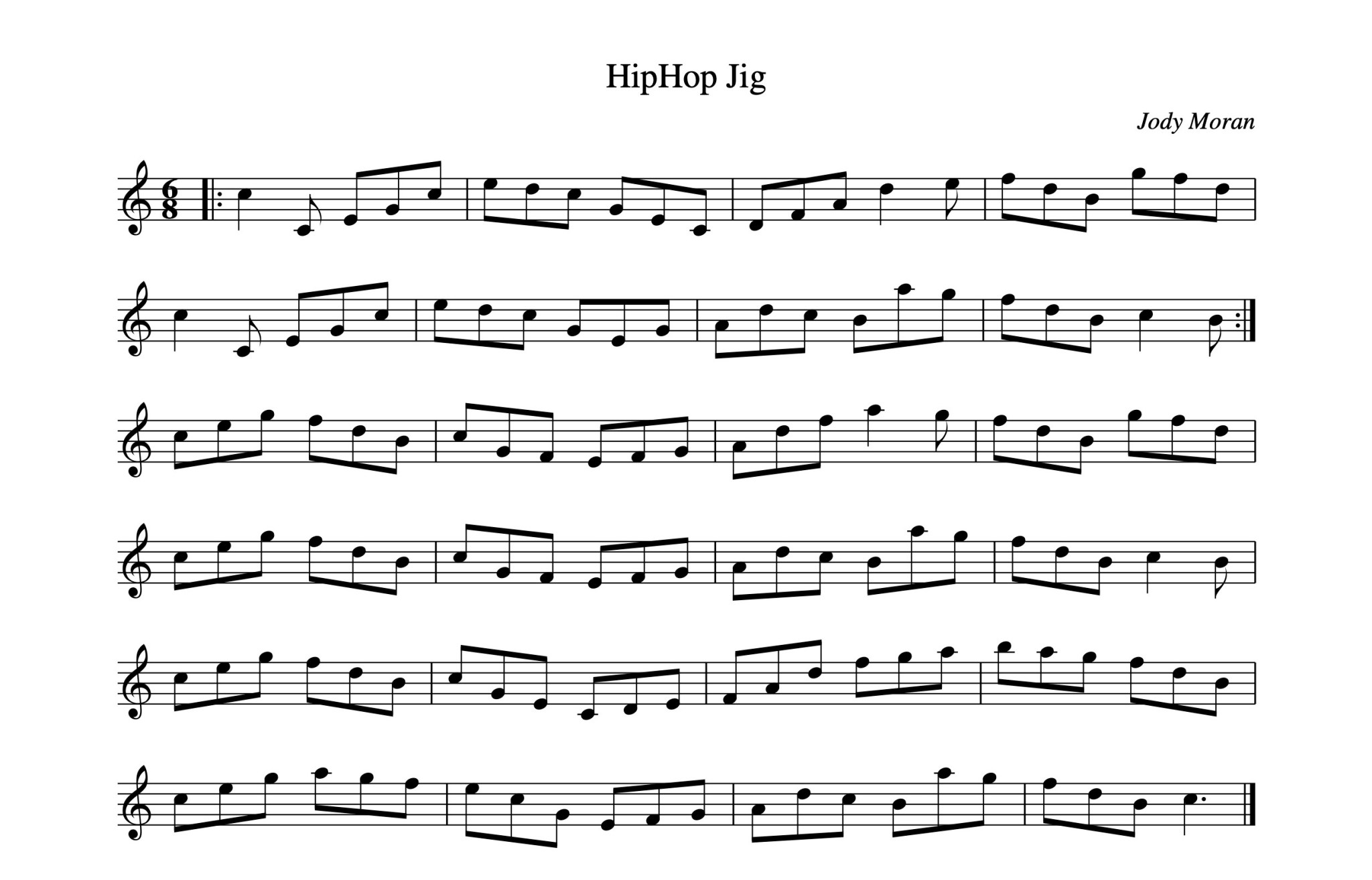 HipHop Jig – Melbourne Tune Collection