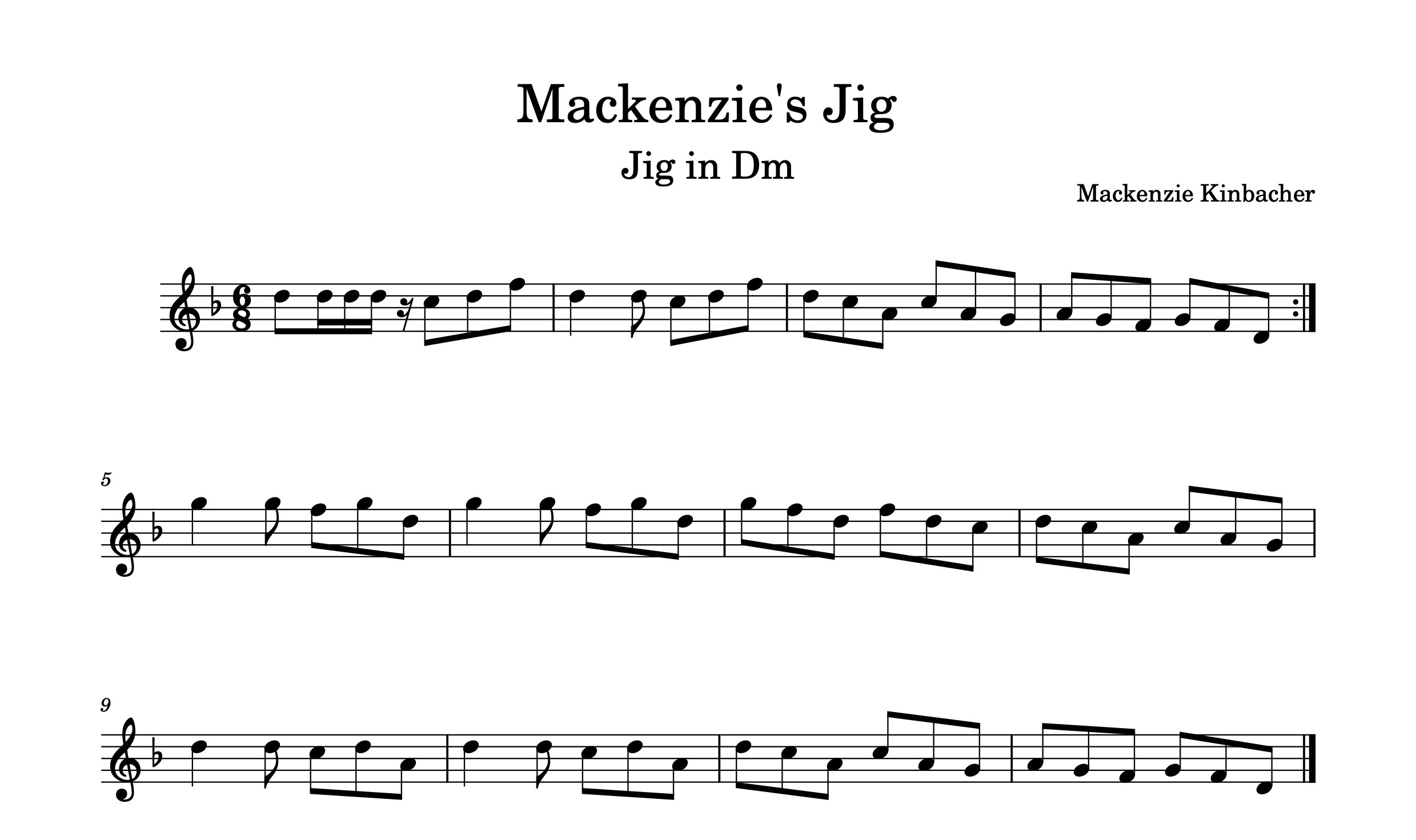 Mackenzie’s Jig – Melbourne Tune Collection